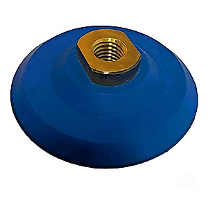 4 Rubber Backer Pad Hook and Loop Backing Pad for Angle Grinder Polishing Pads Blue