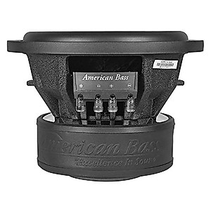 American Bass XR-10D2 10" Subwoofer Dual 2 Ohm 2000W Max 200 Oz. Magnet Single