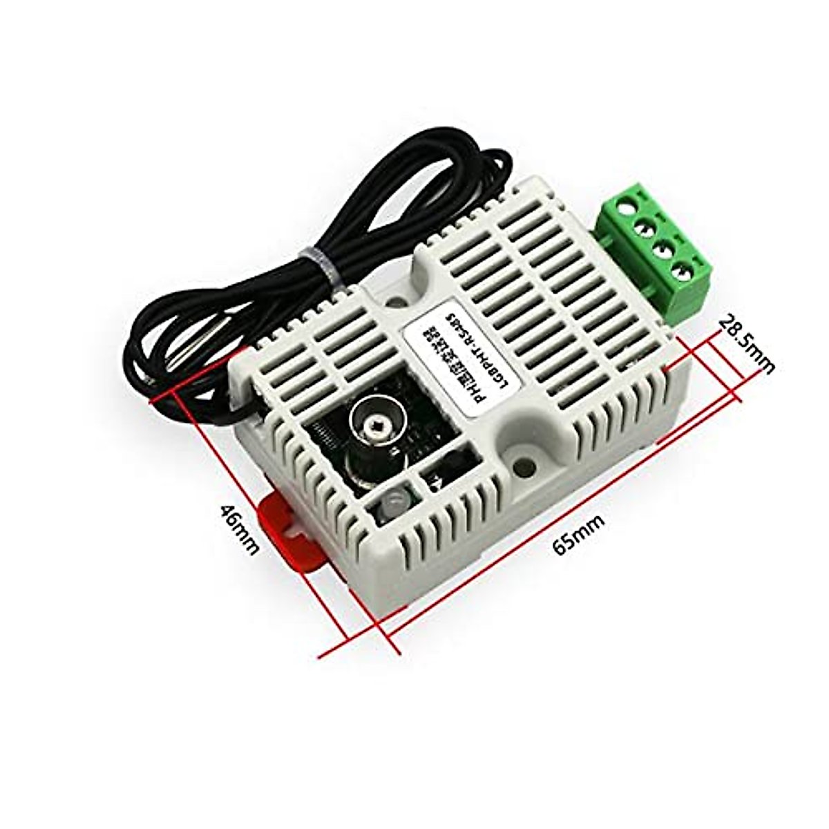 Jieotwice PH Temperature Transmitter Detection Sensor Module RS485/4-20mA/0-10V/0-5V Output with Electrode (0-10V)