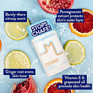 Megababe Thigh Rescue Anti-Chafe Stick 2.12oz - 2 Pack