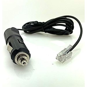 ChargerCity 12v Car Charger Power Adapter Cable Cord for Selected Radar Detectors (Escort/Valentine/Beltronics/Passport/Uniden)