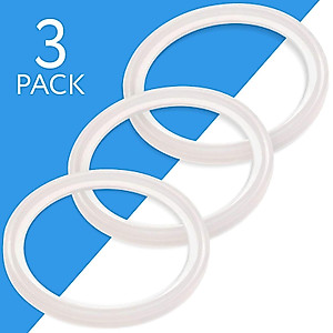 3-Pack of Thermos (TM) Food Jar 10 Ounce FUNtainer (TM) -Compatible Gaskets / O-Rings / Seals by Impresa Products - BPA-/Phthalate-/Latex-Free - Replacement for 10 Ounce Container