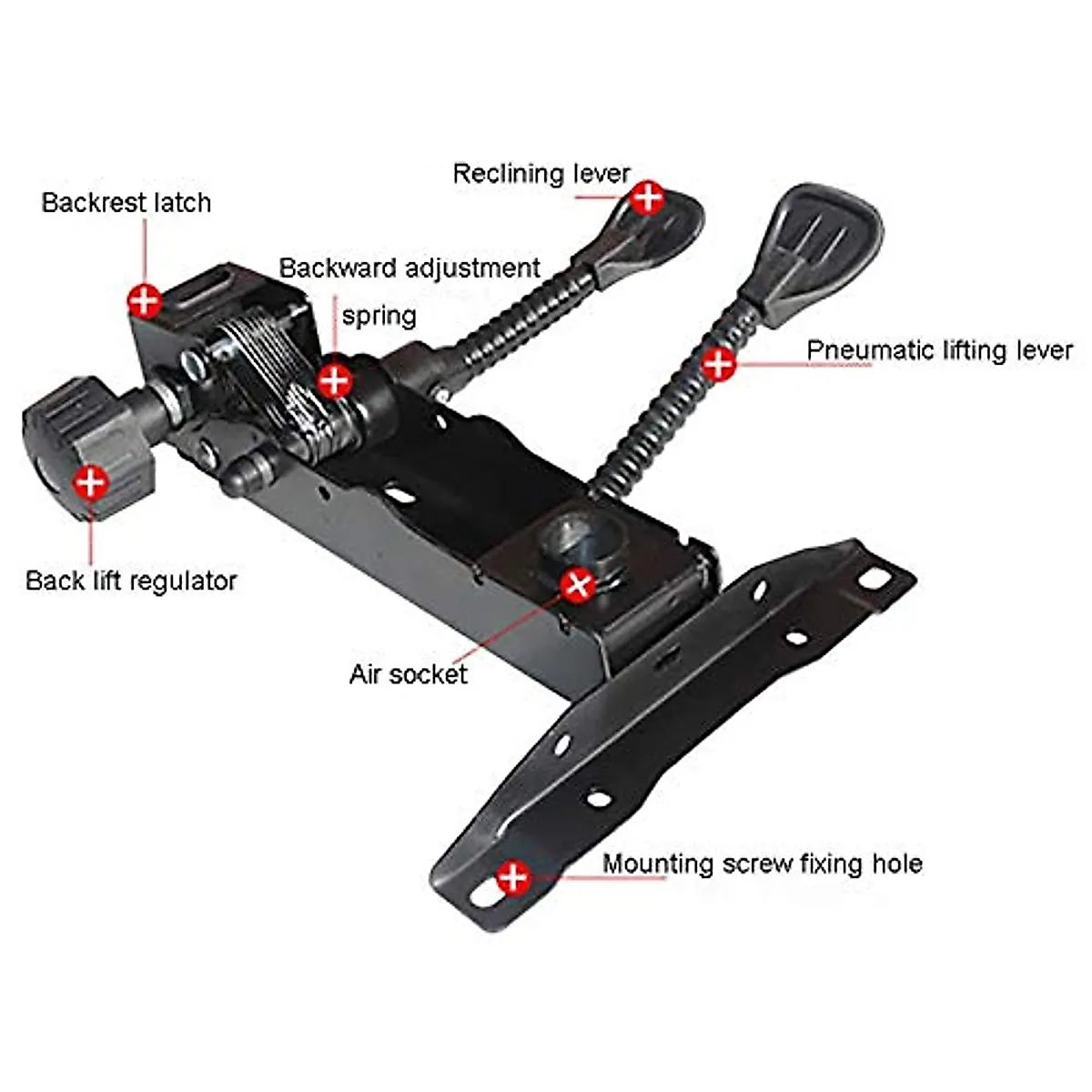 NAHDU Computer Chair Home Office Conference Chair Game Chair Racing Swivel Chair Lying Up and Down Rotating Ergonomics