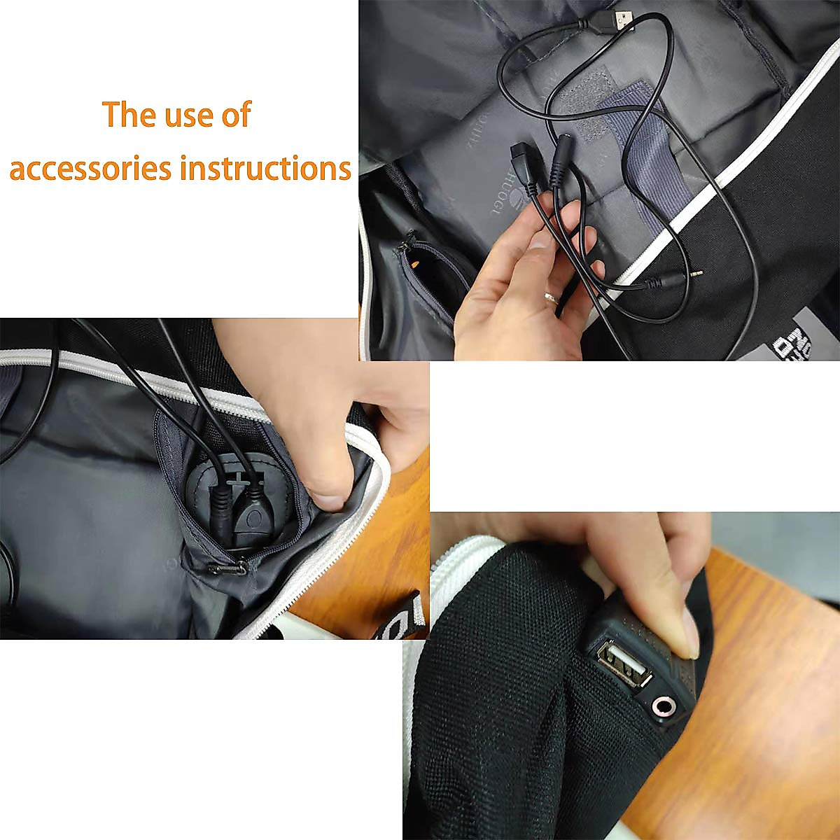 EZIOUOMO Fort Backpack Fort Bag with USB Charging Port Unisex Fashion Luminous Daypack with Badges