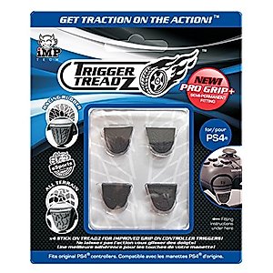 Snakebyte Trigger Treadz - Original 4-Pack for (PS4) - Anti Slip Trigger Rubbers - PlayStation 4