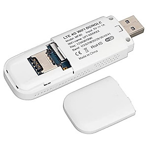 4G WiFi Router, Portable 4G LTE USB Modem Dongle, Wireless Hotspot Network Adapter, with SIM Card Slot, 8 Users Sharing, 150Mbps High Speed, for Tablet Laptop Phone