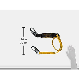 Miller Titan by Honeywell T6111/6FTAF 6-Feet Pack-Type Shock-Absorbing Lanyards