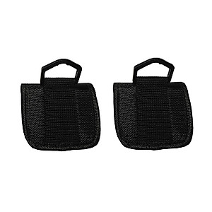 2 Pcs of Aplus Nylon Carrying Case Pouch Holder Bag Storage Organizer for 4 x 18650 Battery with Belt Holster (Batteries NOT Included)