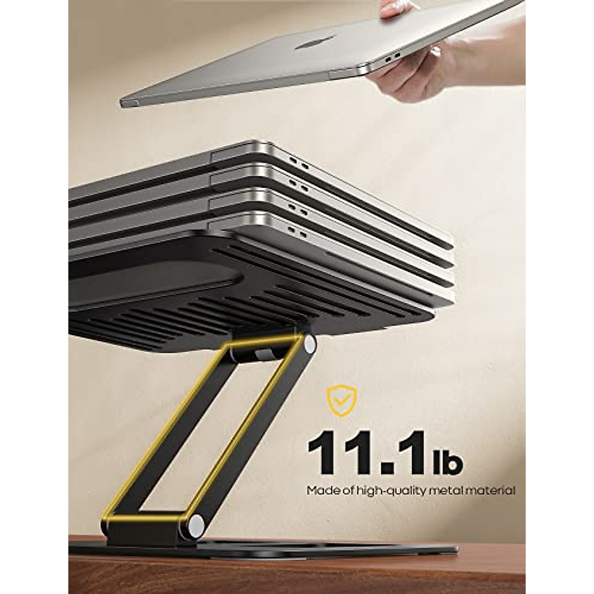 Lamicall Adjustable Laptop Stand: Ergonomic Desk Riser