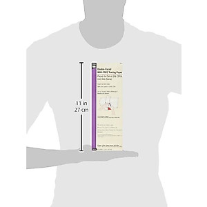 Dritz Double-Faced & Wax Free, 5 Sheets, Multicolor Tracing Paper, 3 x 19-1/2-Inch, 5 Count