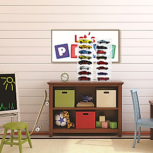 KISLANE 16 Display Case Compatible with Toy Cars, Matchbox Cars, Transparent Acrylic Display Case for Toy Cars, Matchbox Cars (Transparent)