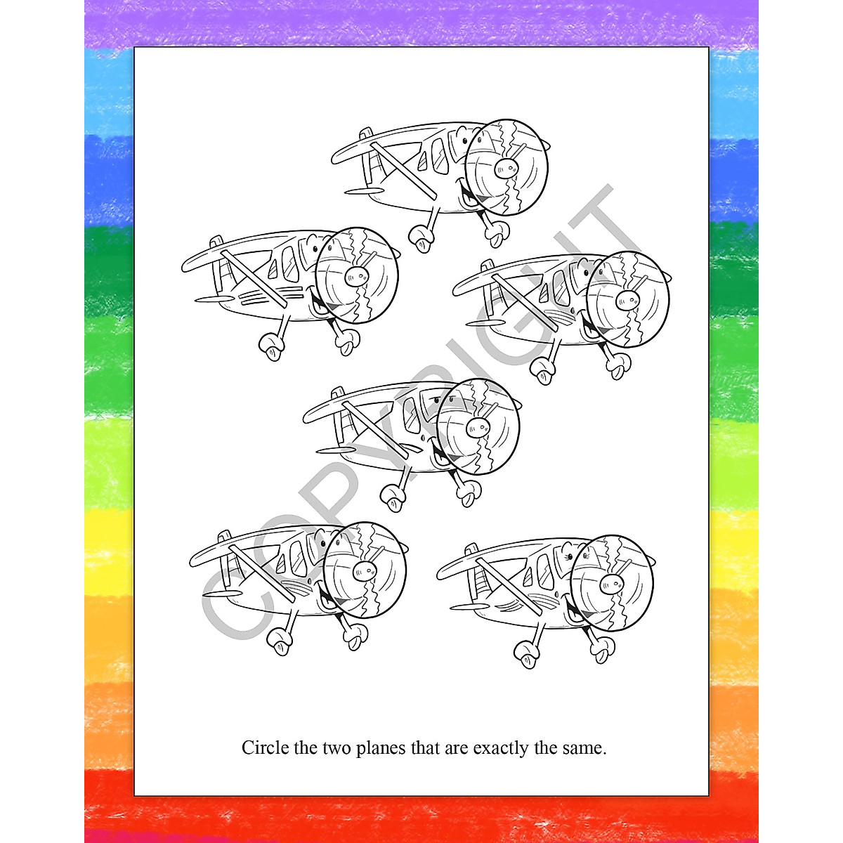 ZOCO - Aviation Adventures and Flying - Educational Coloring Books (25 Bulk Pack, Without Crayons) - Airplanes, Pilots, Airlines Handout - Games, Puzzles, Fun Activities for Kids