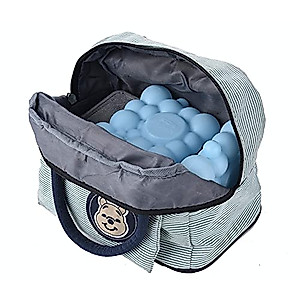 Komax Lunch Box Ice Packs | Set of 2 Reusable Bubble Ice Packs for Lunch Bags & Coolers | 5.1 x 4.3 Slim Freezer Packs | 12-hr Cool Long Lasting Ice Packs