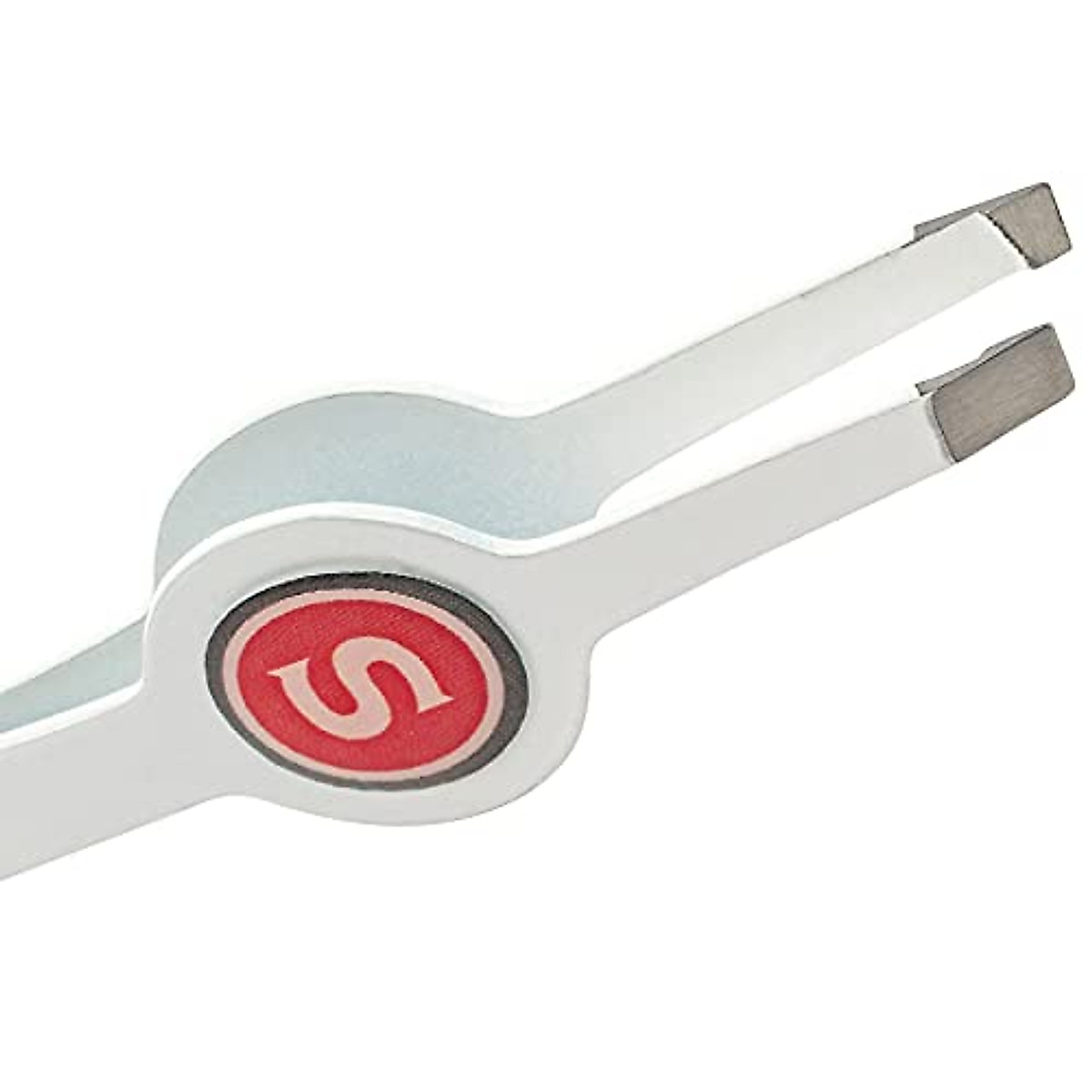 SINGER Slant Tip Tweezers with Wide-Grip for Sewing, Quilting, & Applique