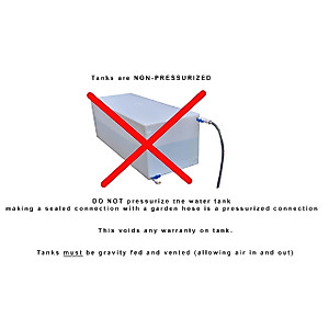 Class A Customs | 18 Gallon RV Fresh and Gray Water Holding Tank | T-1800