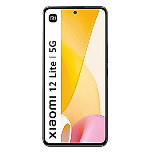 Xiaomi 12 Lite 5G + 4G LTE (128GB + 6GB) Global Version Unlocked 6.55" 108MP Triple Camera (Not for Verizon Boost At&T Cricket Straight) + (w/Fast Car 51W Charger Bundle) (Lite Black)