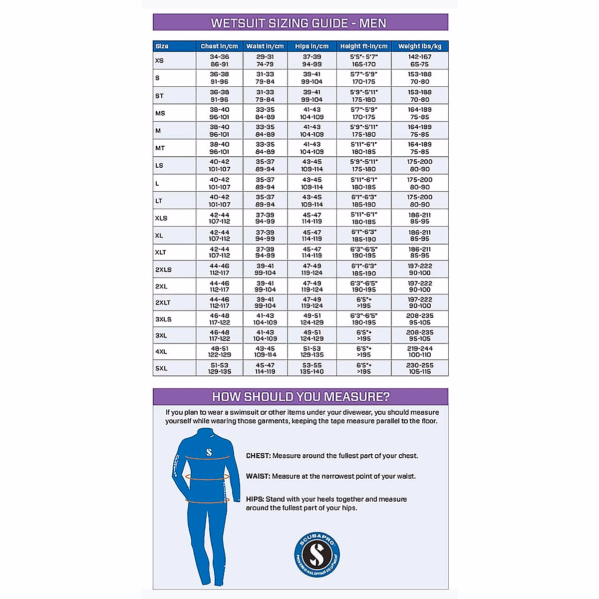 SCUBAPRO Definition Steamer Scuba Diving Wetsuit, 3mm Men Back Zip Neoprene, XL, Black/Yellow