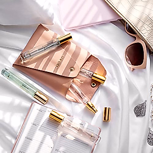 Mini Perfumes for Women Perfume Gift Set - 5 Pack Assorted Floral Aroma Women's Fragrances Perfume Set - 10ml Large Bottle Samples of Eau de Toilette Parfum - Womens Perfume Sampler Sets for Birthday