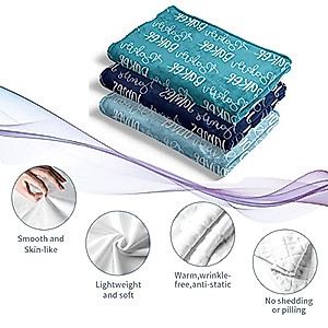 PUBSOOUP Personalized Baby Blankets, Baby Blankets for Girls and Boys with Name Flannel Plush Baby Customized Blanket Personalized Gifts for Kids(40"x30"inch)