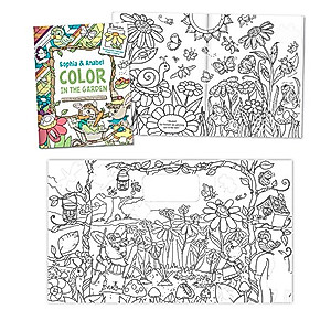 Personalized Coloring & Activity Book for Kids with Sticker Sheet - I See Me! (Garden)