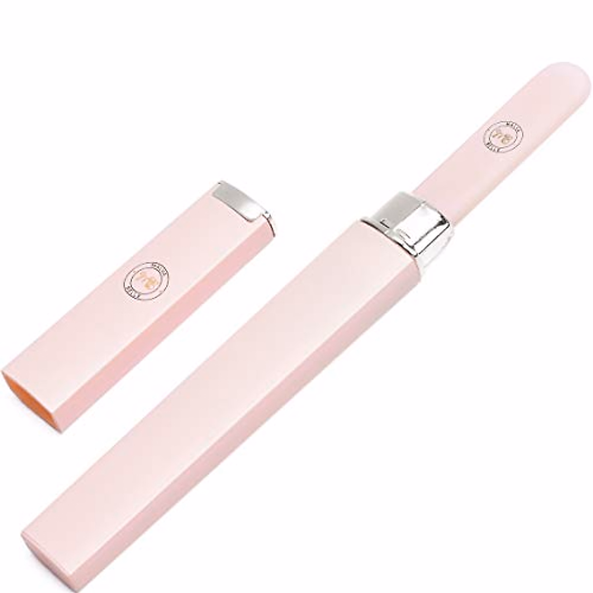 Best Crystal Glass Nail File for Women, Protective Travel Case, Professional Salon Fingernail Files for Pretty Manicure, Great for Natural, Gel and Acrylic Fake Nails, Better Emery Boards, Pink 2mm
