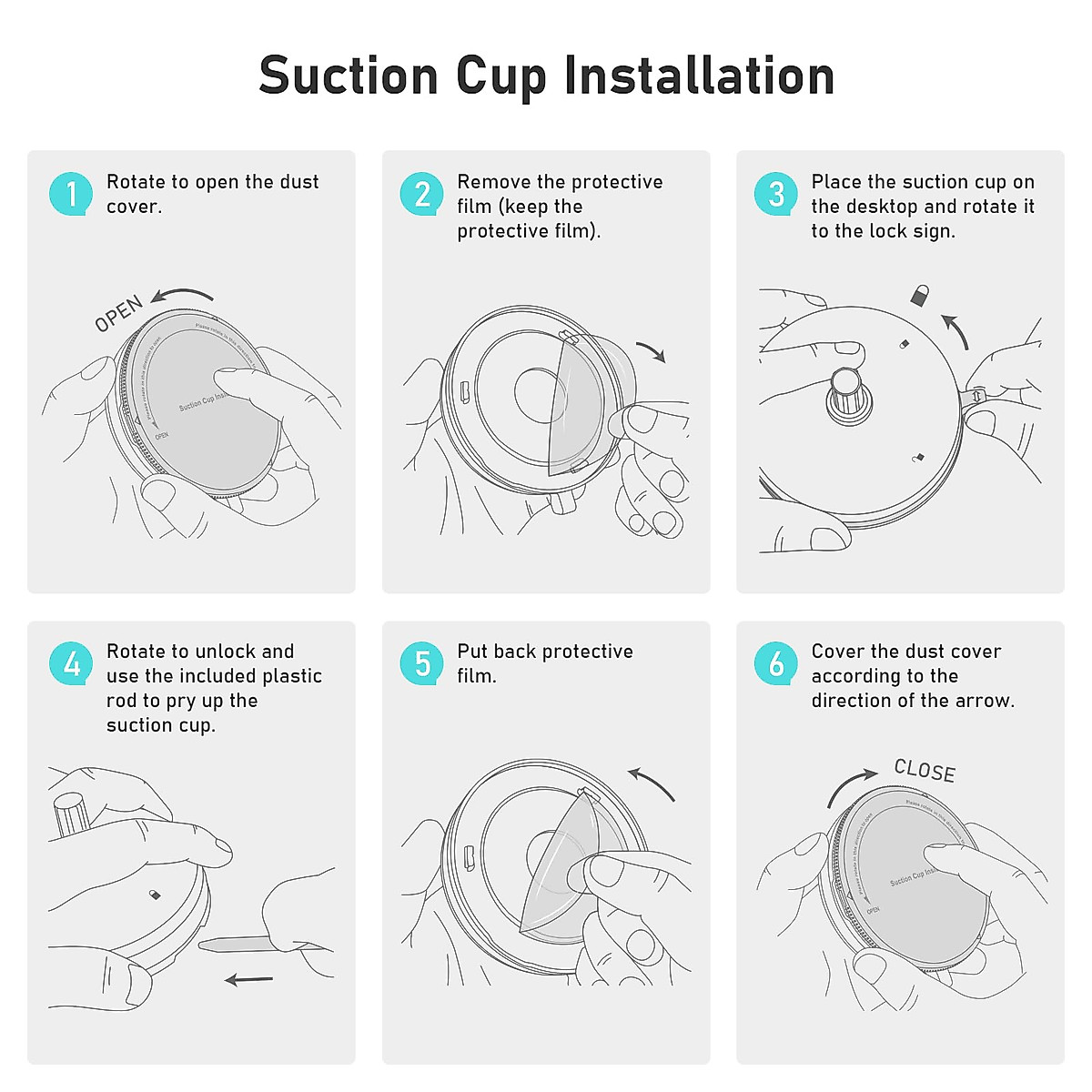 MANMUVIMO Headphone Controller Storage Holder for Desk 4 Tiers with Anti-Slip Stable Suction Cup, Controller Holder, Universal Gaming Desk Accessories for PS5/PS4/Xbox Series/Xbox One/Switch Pro