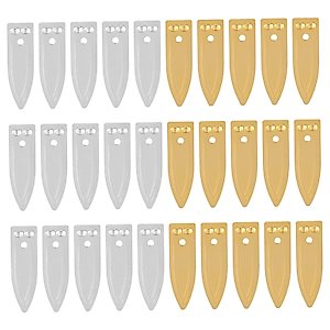 CIYODO 150 Pcs Copper Zinc Electrode Strip Fruit Power Kit Nickel Anode Zinc Plating Strips Zinc Anode Magnesium Fusebug Electroplating Kit Thermostat Products System Electric Sauna ，