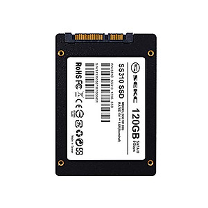 SEKC 120GB SSD SATA III 6 Gb/s, Up to 550/530 MB/s Read/Write Speed, Internal 2.5" 7mm (SS310120G)