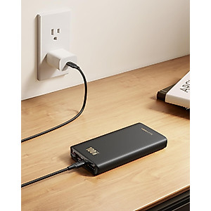 VEEKTOMX Power Bank Fast Charging, 65W 20000mAh Laptop Portable Charger USB C PD& QC 3.0 Battery Pack Compatible with iPhone 14/13/12/11 Pro Mini IPad Samsung Switch MacBook Dell XPS IPad