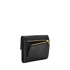 Fossil Women's Avondale Leather Trifold Wallet, Black (Model: SL8292001)