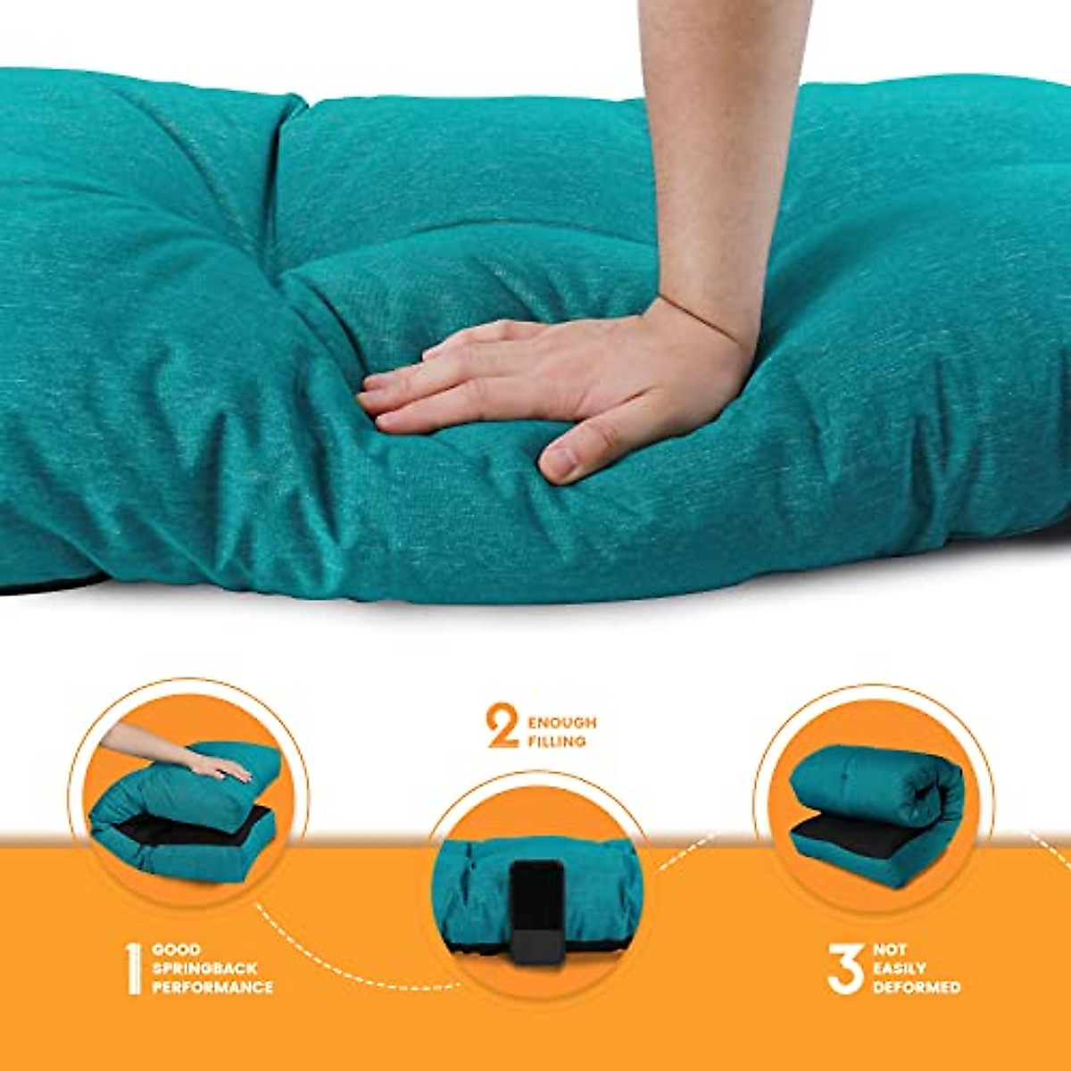 ROFIELTY Custom Outdoor/Indoor Bench Cushion,Bench Cushions 36 * 14 inch_Piano Bench Cushion_Patio Furniture Cushions,Bench Cushions for Indoor/Outdoor Furniture