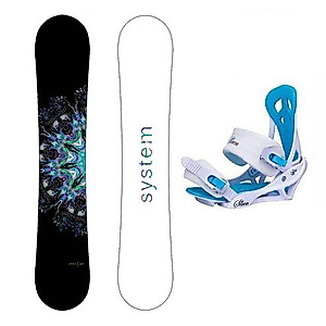 Package-System MTNW Women's Snowboard-144 cm-Siren Mystic Bindings