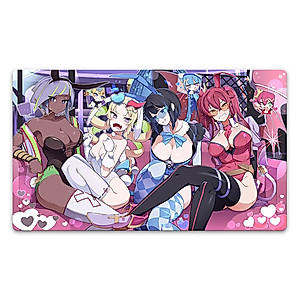 Ygomat Evil Twin Lil-la & Evil Twin Ki-sikil Trading Card Game CCG Playmat TCG OCG Mat Free Best Tube/Bag (ET269) (C_No Playzones + Bag)