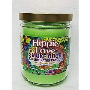 Smoke Odor Exterminator 13oz Jar Candle, Hippie Love by Smoke Odor Exterminator