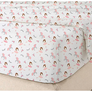 LITTLE CELEBRITY Twin Sheet Set | Kids Sheet & Pillowcase Sets | Twin Sheets for Boys Girls, Fitted Sheet, Top Sheet, Pillowcase | Twin Sheets Set | Twin Bed Sheets | Bed Sheets Twin(Andrea)