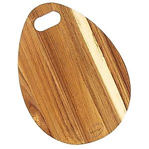 Large 16" x 12" Acacia Wood Charcuterie Board,Cheese Board and Knife Set in Gift box.Serving Platter,Grazing plate, reversible, Cutting Board, kitchen decor