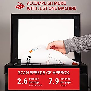 Canon imageCLASS MF3010 All-in-One Wired Monochrome Laser Printer with USB Connectivity, Black - LCD Display, Print Scan Copy - 19 ppm, 600 x 600 dpi, 150-sheet Paper Cassette