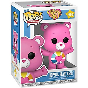 Funko POP! Animation: Care Bears 40th Anniversary - Hopeful Heart Bear Bundled with a Byron's Attic Pop Protector