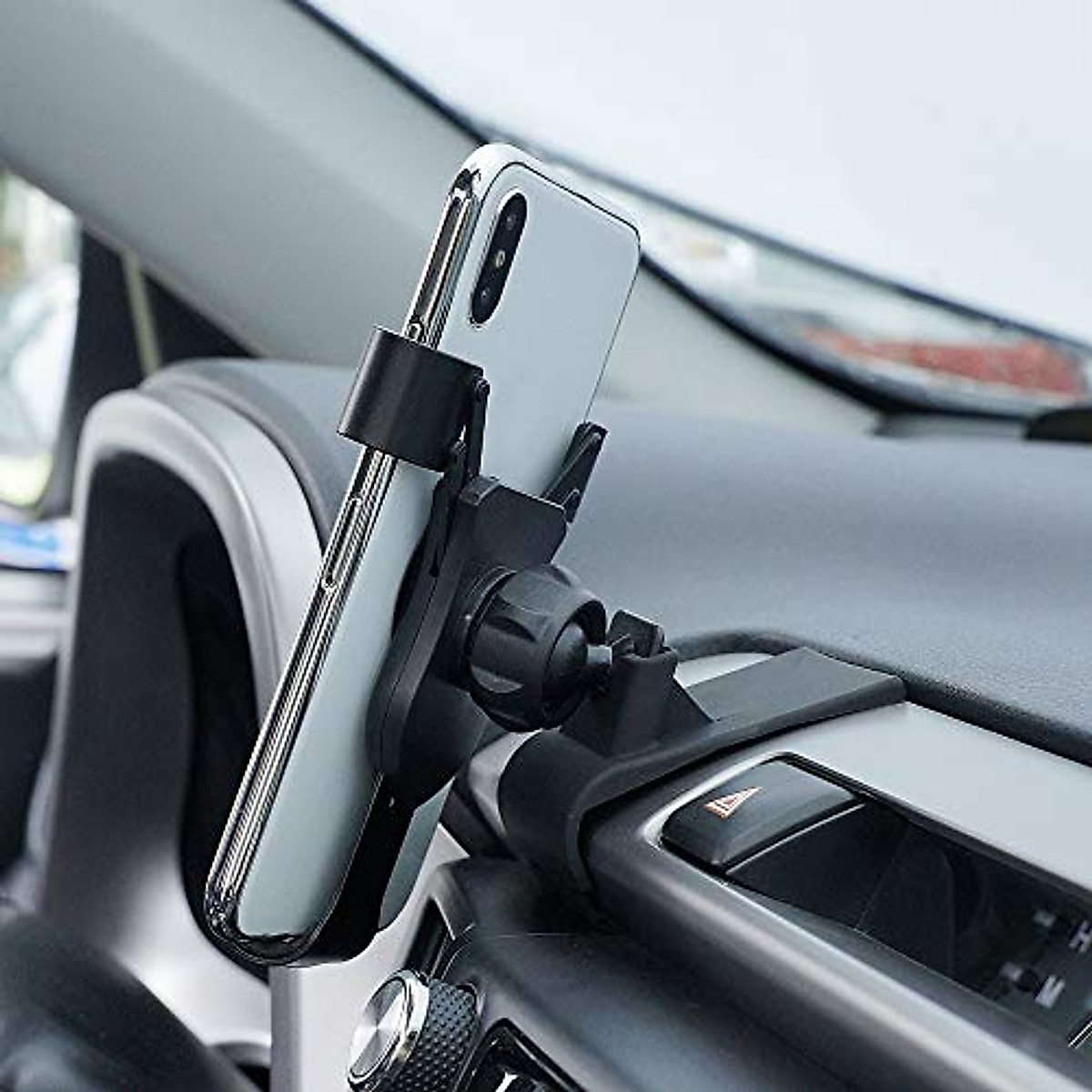 BeHave Autos Universal Car Phone Holder Fit for Toyota RAV4 2013 2014 2015 2016 2017 2018 Air Vent Phone Mount Adjustable, Car Phone Cradle Fit for iPhone Samsung 4-7 Inches Smartphone