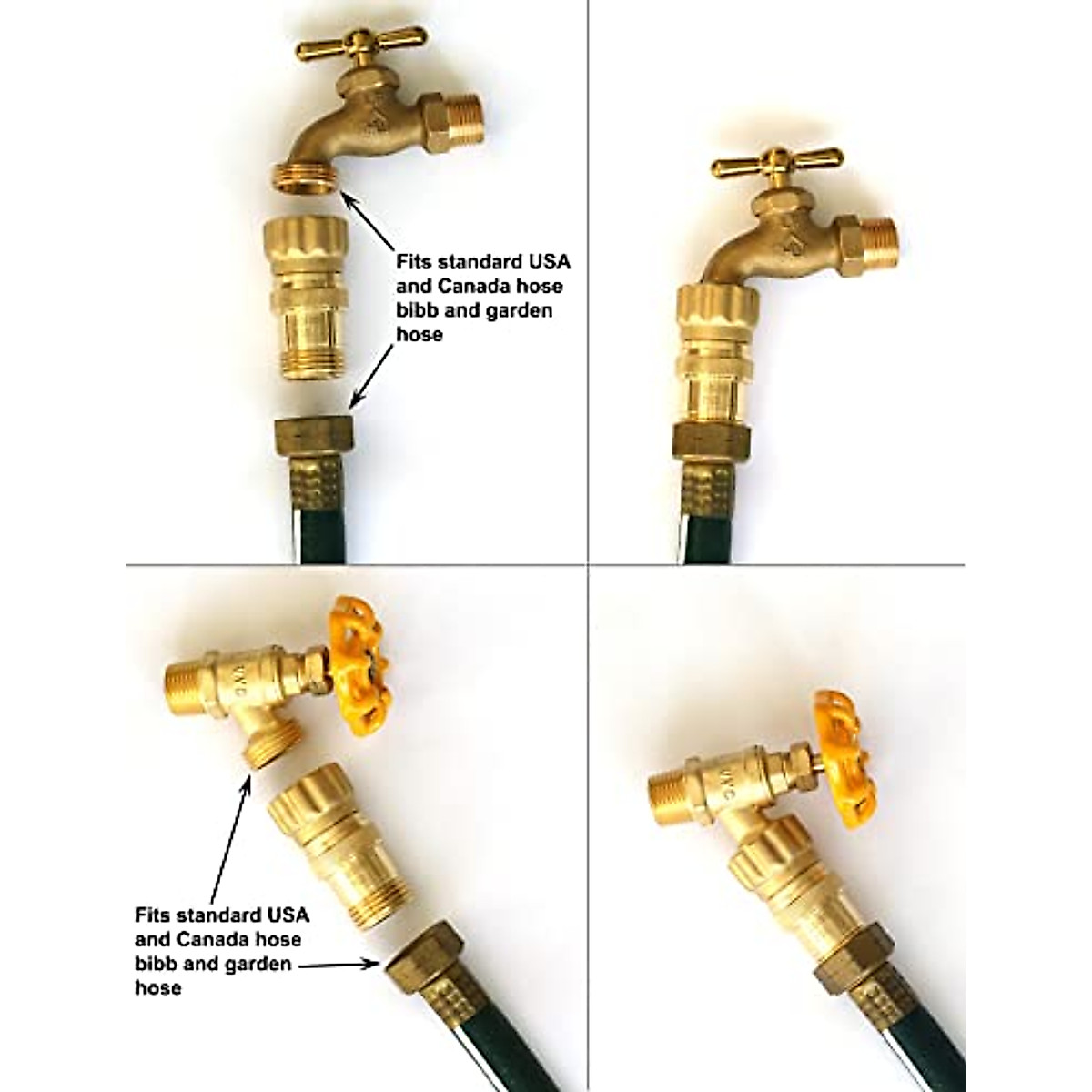 Vibrant Yard Co. LLC 25 psi Pressure Regulator for Drip Irrigation System with Hose Thread – Heavy Duty Lead-Free Brass