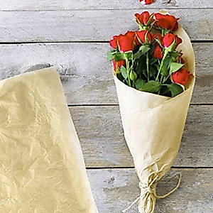 RUSPEPA Gift Wrapping Tissue Paper - Tissue Paper for Gift Wrap, Art Crafts, DIY, Pack Bags, Birthday, Wedding and More - 15 x 20 inches - 100 Sheets - Ivory