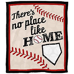 Love Baseball Soft Blanket Warm Cozy Throw Blanket Lightweight Home Blankets Bed Couch Sofa 60"X50"