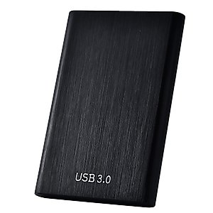 External HardDrive Portable HardDrive HighSpeedUSB 3.1 External HDD 1TB 2TB External HardDrive forMacPC,Laptop(2TBBlack)