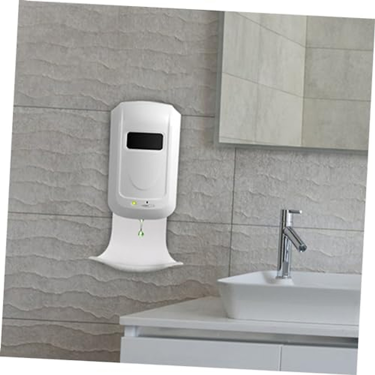 Anneome 2pcs Water Tray Soap Dispenser Plastic Serving Tray Cup Tray Refillable Bottle Drip Tray Laundry Catcher Tray Soap Drip Catcher Spray Abs Water Drop White