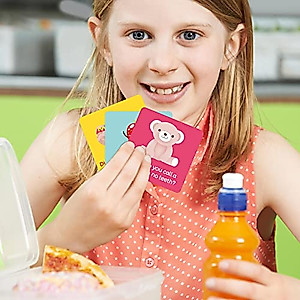 ceiba tree 90 PCS Lunch Box Notes Joke Cards Bento Box Messages Funny Riddles for Kids 40 PCS Inspirational Motivational Lunchbox Cards Puns Riddles for Party School Picnics