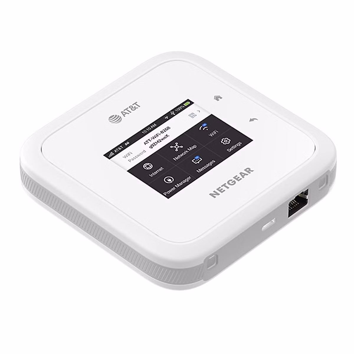 NETGEAR Nighthawk M6 5G WiFi 6 Mobile Hotspot Router (MR6110) – Blazing Fast Wireless Hotspot Router, Unlocked, Certified with AT&T and T-Mobile - White (Renewed)