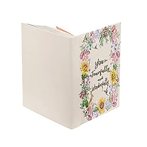 Flashideas Flowers and Rabbit Book Sleeve Protector for Bookwarm Lightweight Book Cover Protector for Paperbacks or Hardcover Books and Journals Gifts for Son Daughter