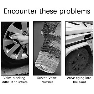Osilly 12 Pcs Car Tire Valve Stem Cap Covers, Aluminum Alloy Air Caps Cover, Leak-Proof and Corrosion Resistant Auto Accessories, Universal Stem Cap for Trucks SUVs Motorcycles (Black)