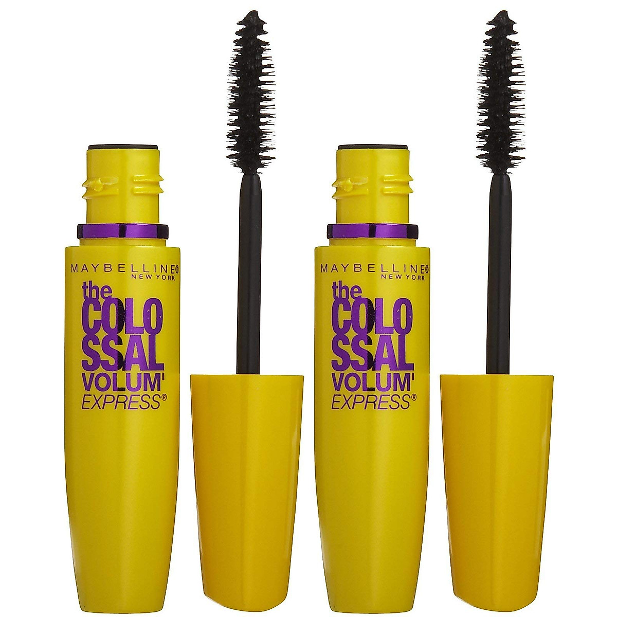 Maybelline New York Volum' Express The Colossal Mascara - Glam Black - 2 Pack