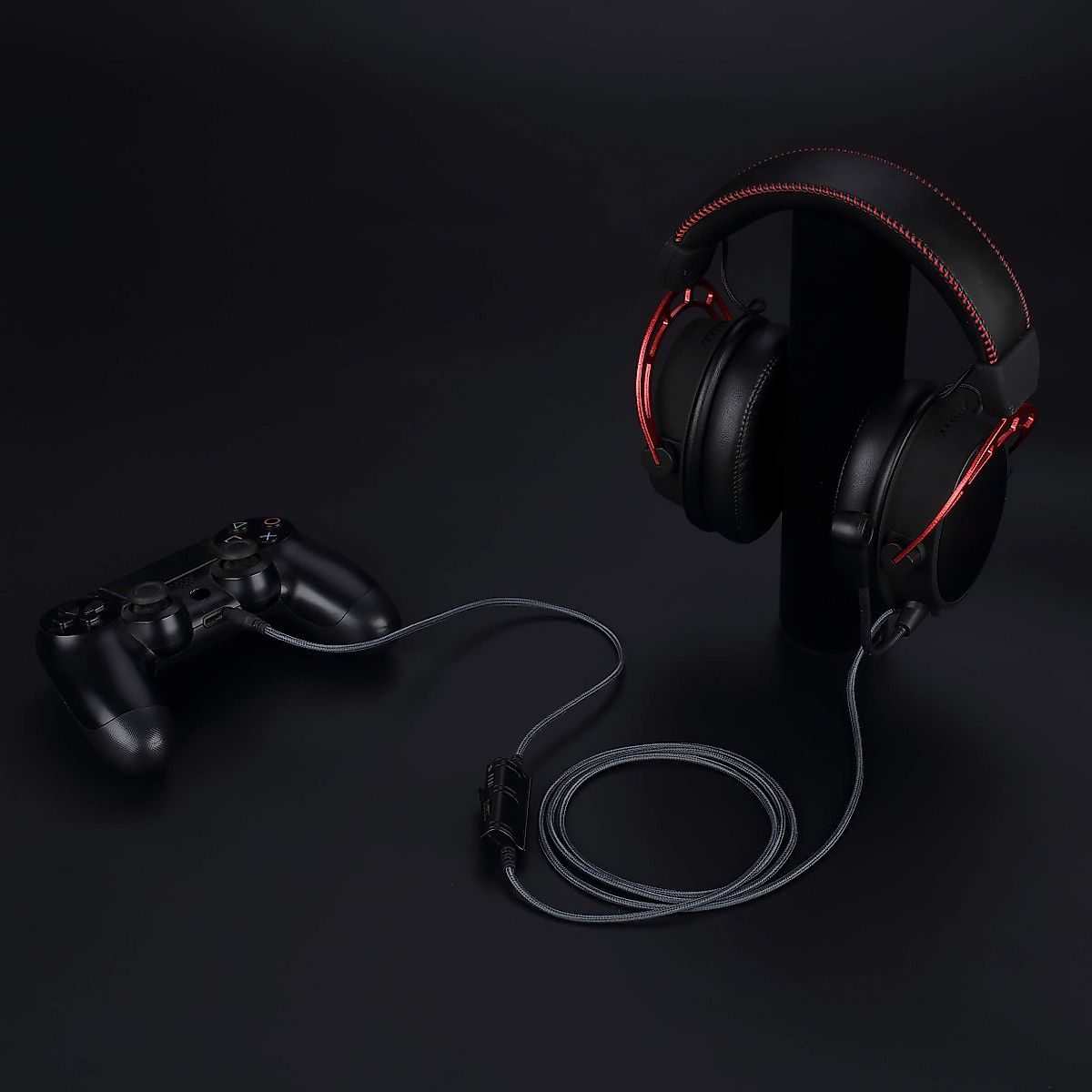 Cable Boom Microphone Compatible with HyperX Cloud Flight | 3.5mm Jack Headphone - Volume Control for Playstation PS4 or Xbox One Controller, PC, Tablet,Laptop,Smartphone - Boompro Gaming Mic (150CM)